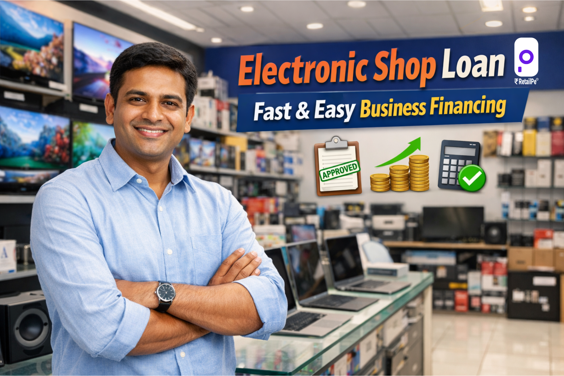 Electronic Shop Loan Fast & Easy Business Financing