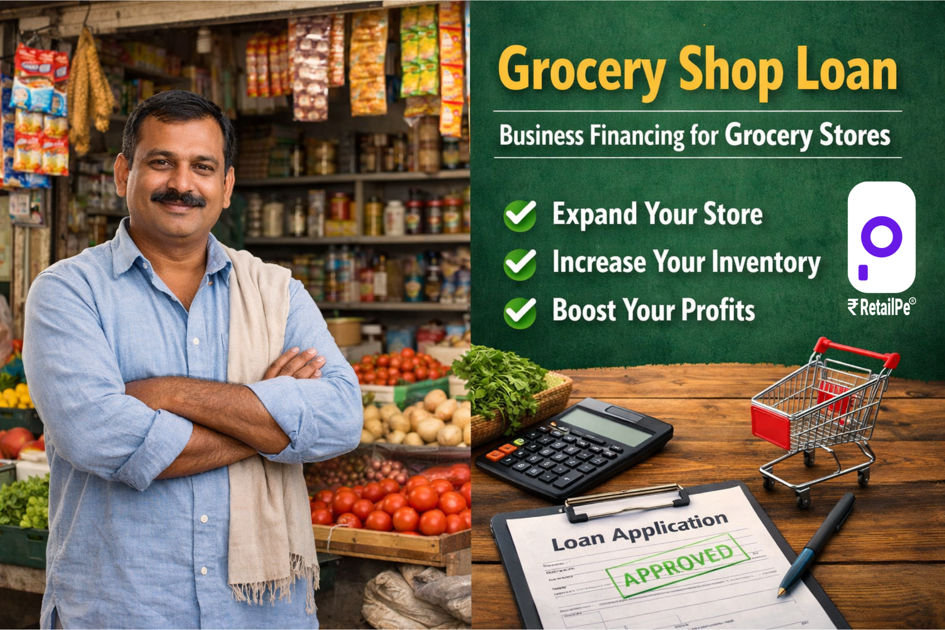 Grocery Shop Loan Business Financing for Grocery Stores